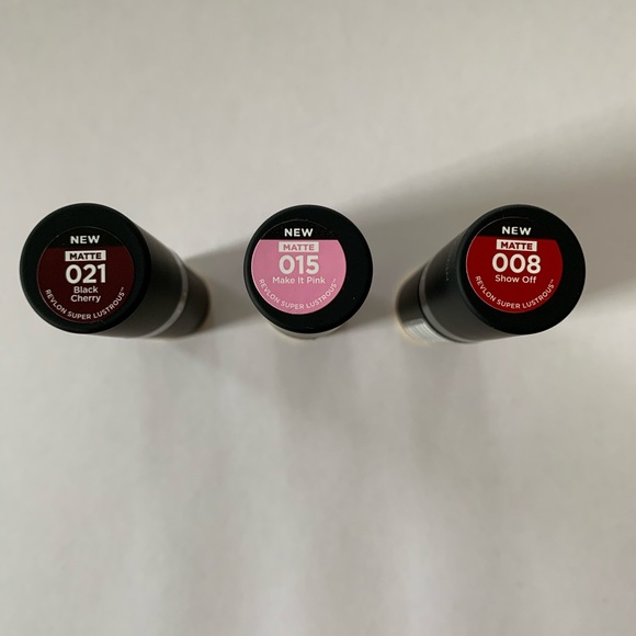 Revlon | Makeup | Three Revlon Lipsticks And Eyeliner | Poshmark